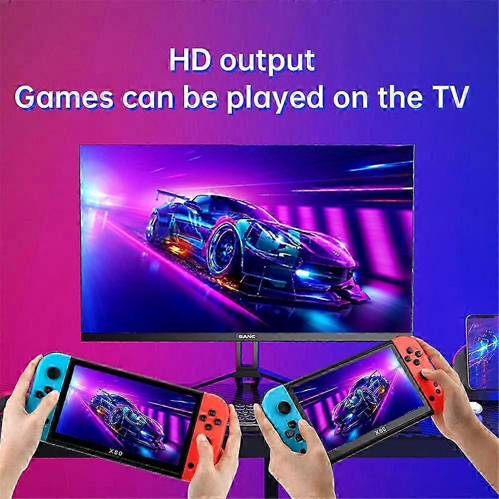X80 7.0 Inch Hd Screen Handheld Game Console 20000 Games Video Game ...