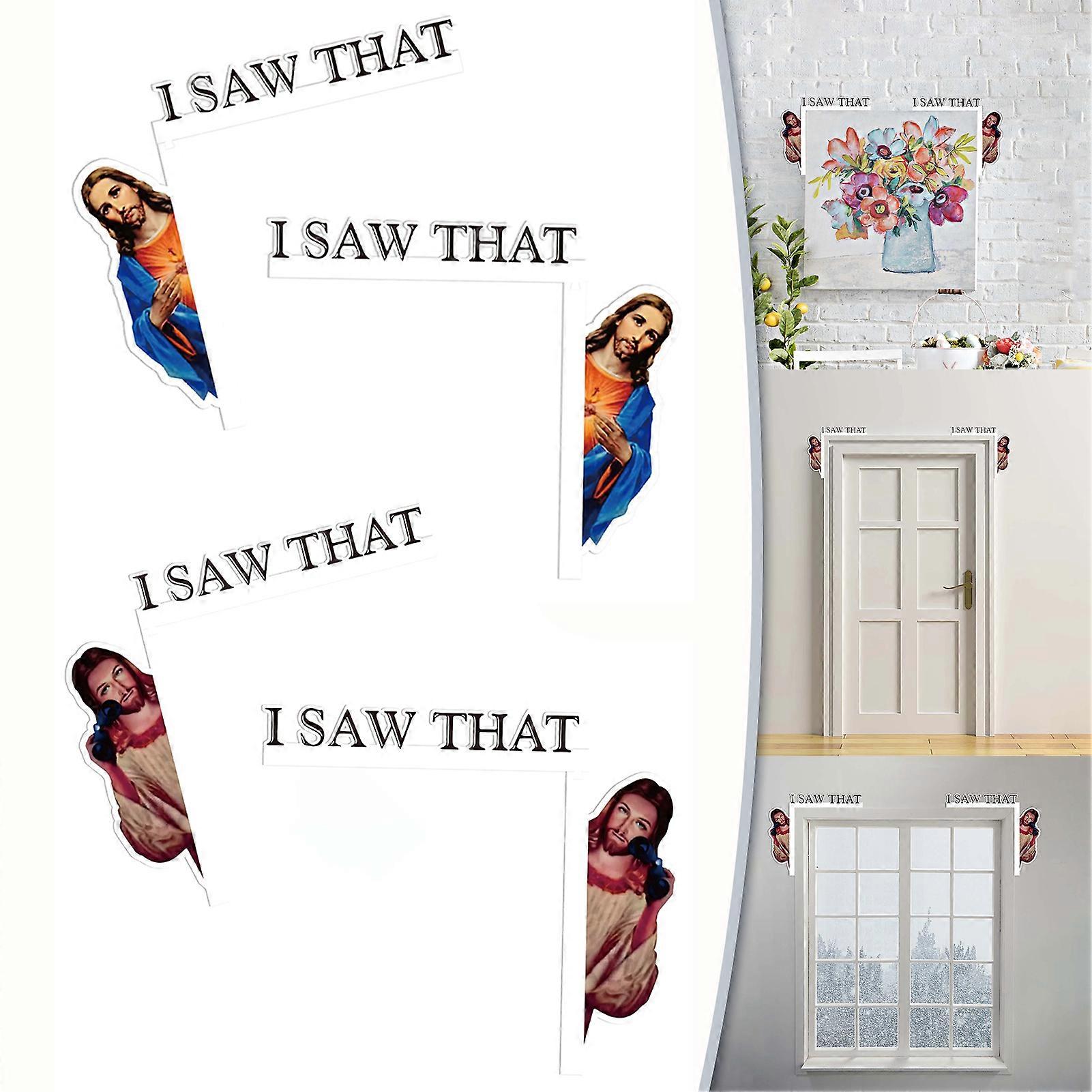 Jesus Door Corner Decor Wooden Funny Letter Door Sign for Bedroom ...