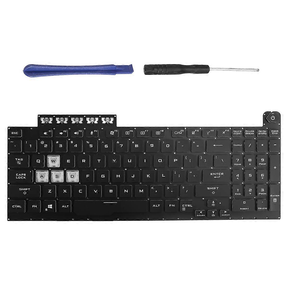 New Replacement Keyboard for TUF Gaming FX506, FX506II, FA506, FX706 ...