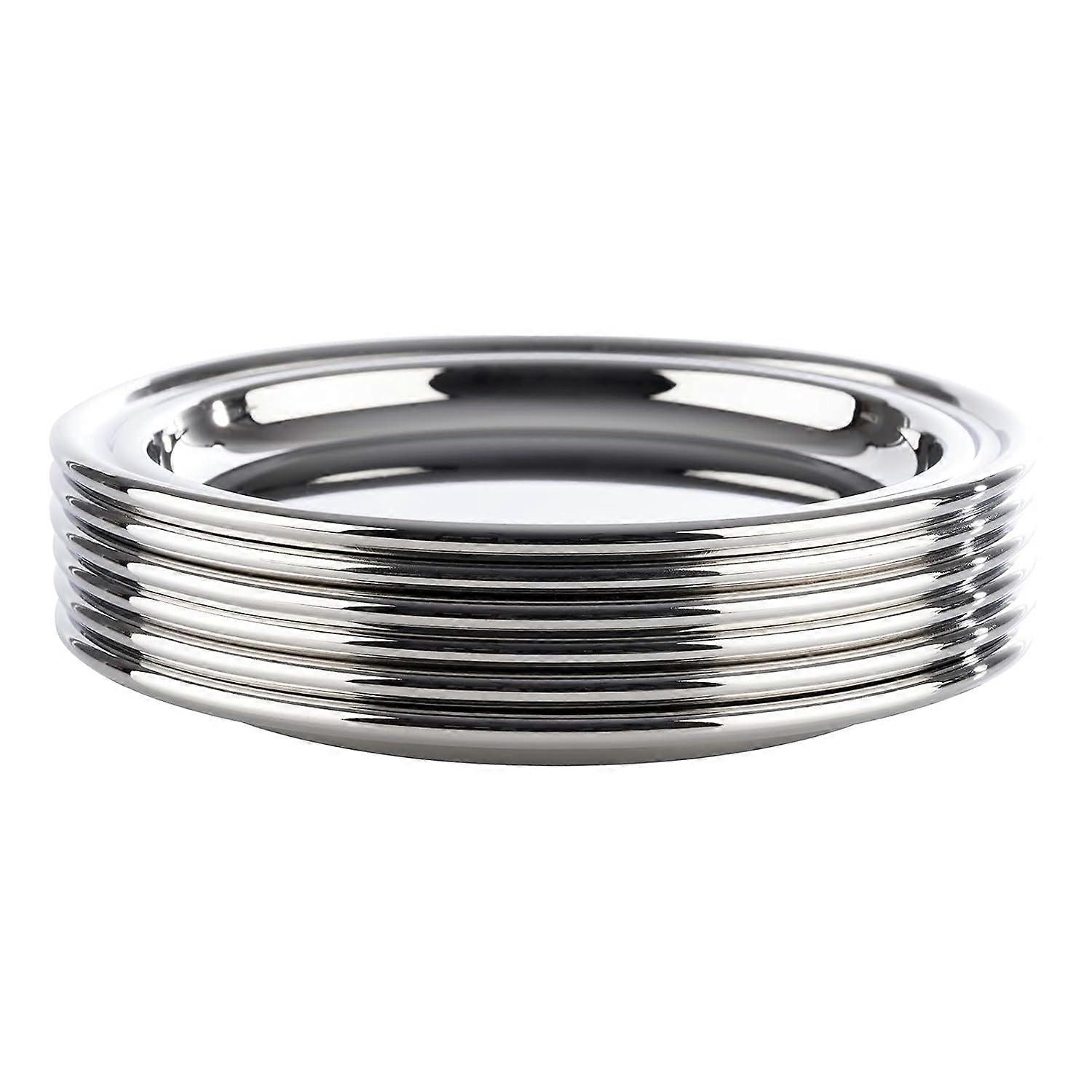 Coaster Set, Stainless Steel, Heavy Design | Fruugo UK