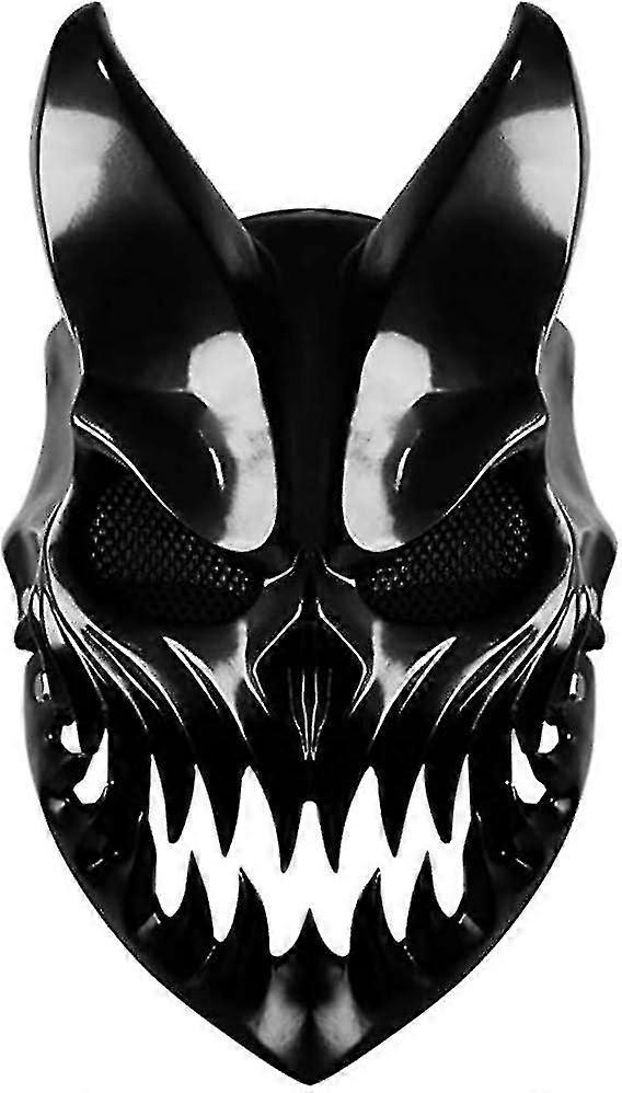 Demon Mask, Slaughter To Prevail Mask Oni Mask Halloween Prop Party ...