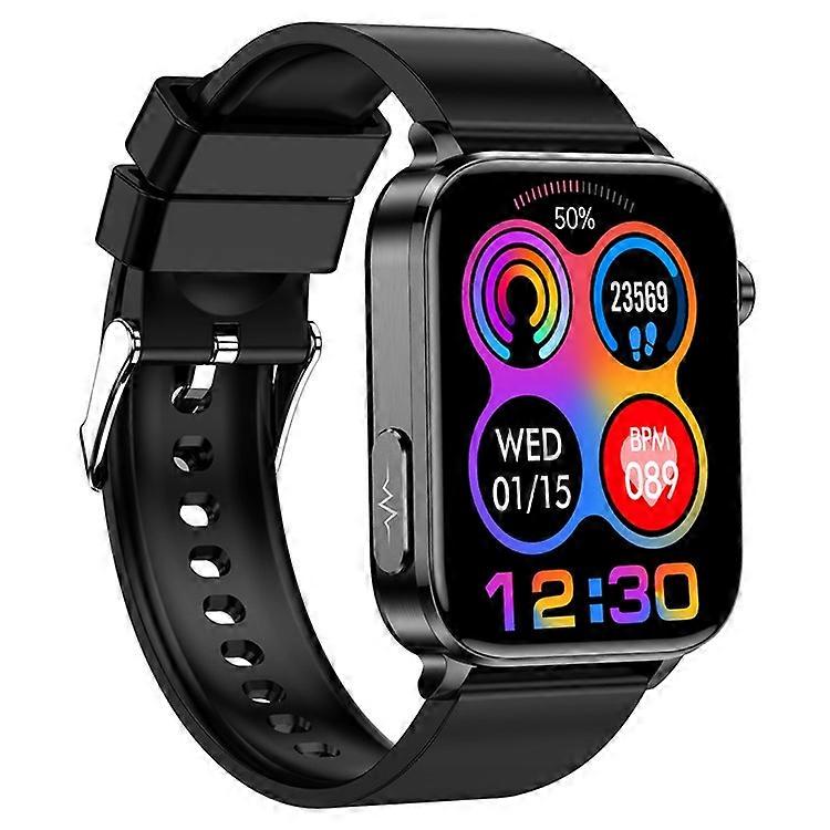 TK15 1.96" Bluetooth Call ECG Smart Bracelet Heart Rate Temperature Monitoring Sports Watch with ...