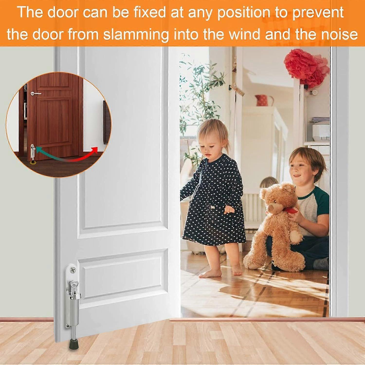 Metal Door Stop with Foot Control, Floor Door Stop, Door Wedge, Door ...