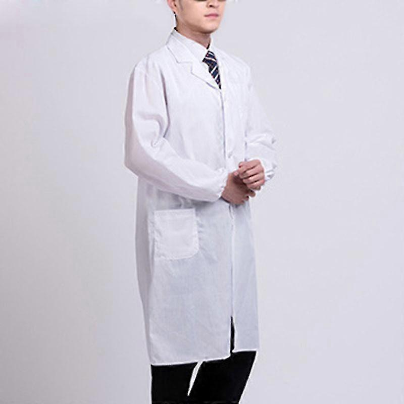 White Lab Coat Doctor Hospital Scientist School Fancy Dress Costume For ...