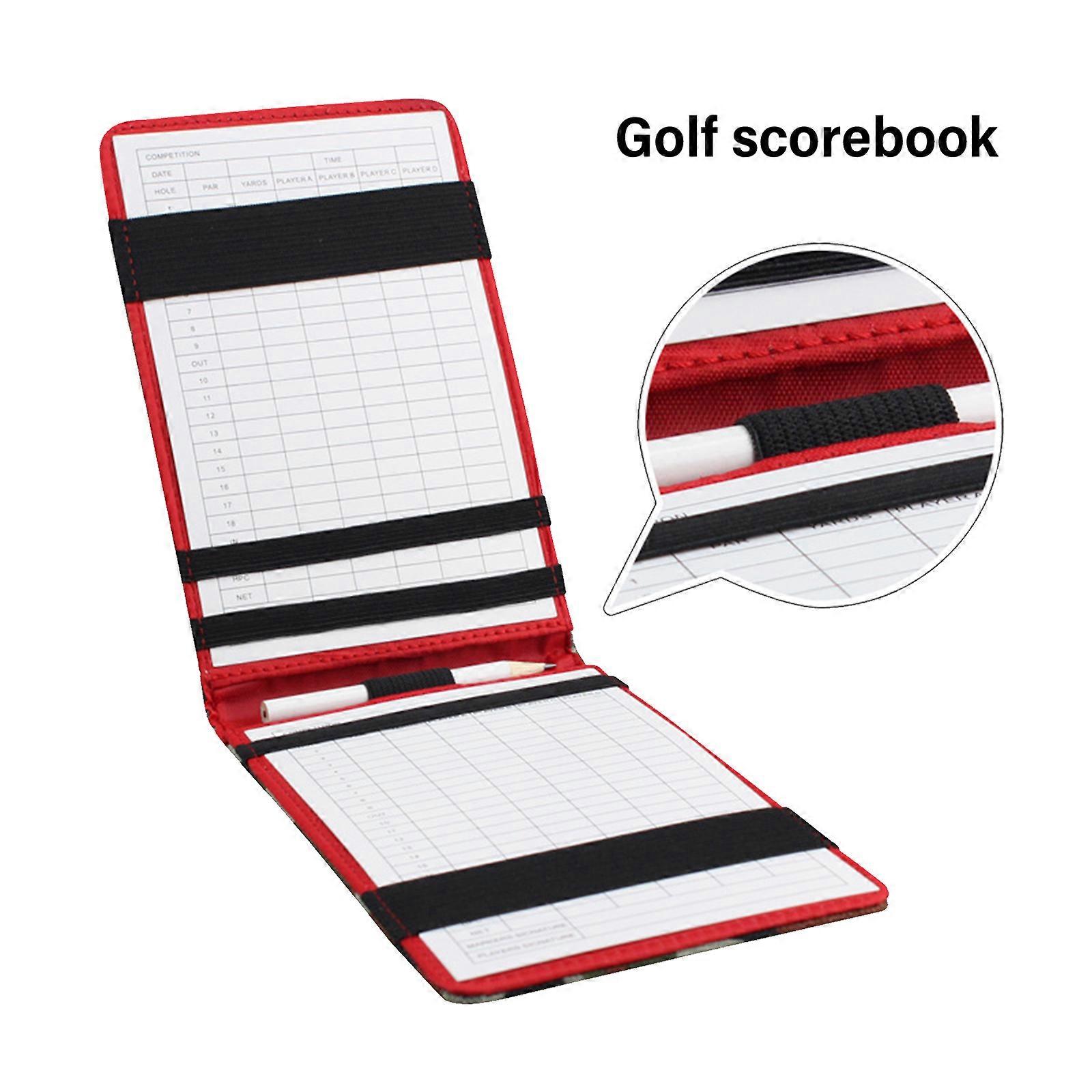 Golfs Scorebook Score Notepad Golfs Recording Scorebook Scorecard ...