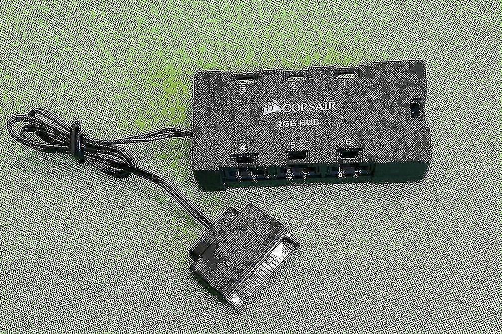 For Corsair Lightning Node Pro Commander Crystal Corsair 6-Port RGB LED Fan Hub | Fruugo UK