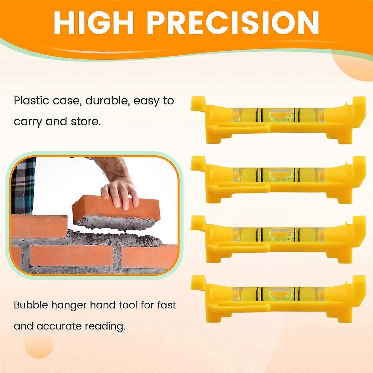 4Pcs String Level Hanging Line Bubble Levels for Leveling Surveying ...