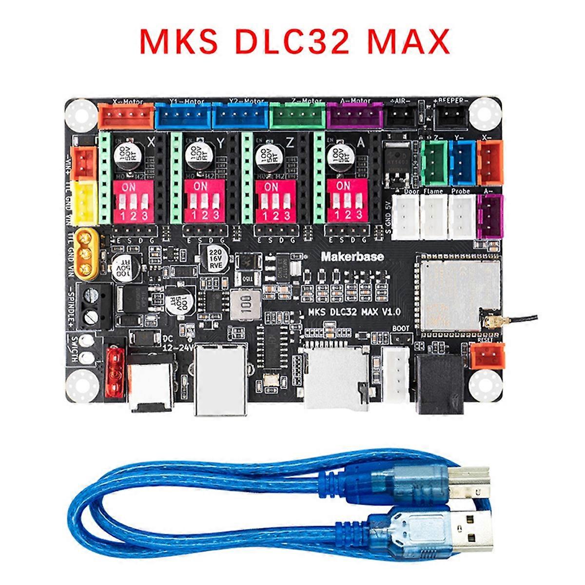 MKS DLC32 MAX CNC Router Board Engraving Machine 4 Axis Controller ...