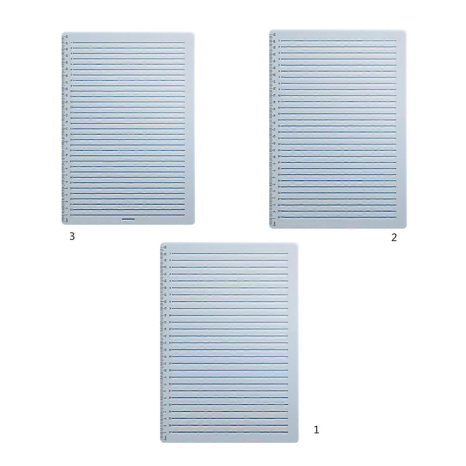 Line Stencil Spacing Line Writing Guide Template Line Drawing Stencil ...
