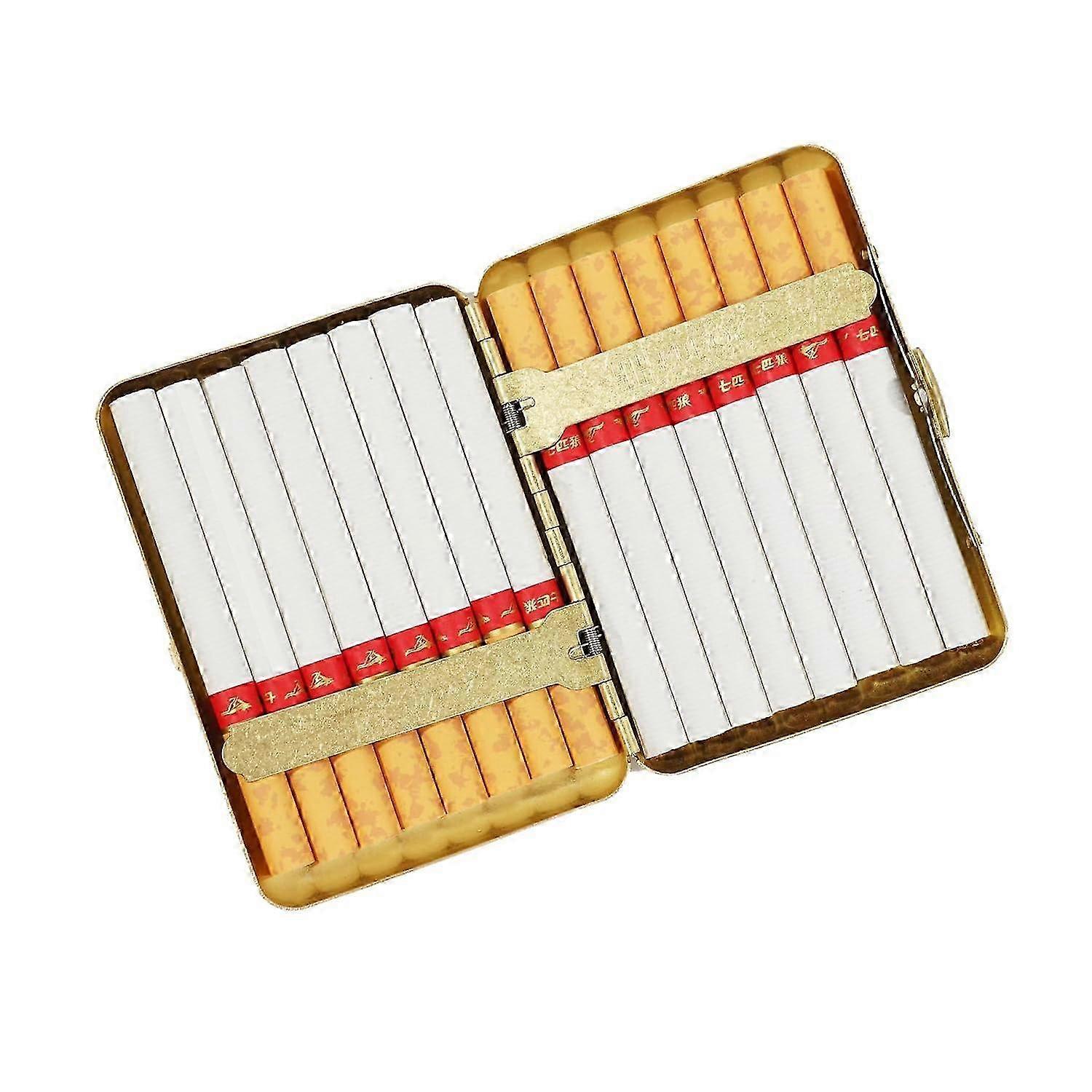 Metal Cigarette Case, Hold 16 Cigarette Vintage Copper Camel Cigarette ...