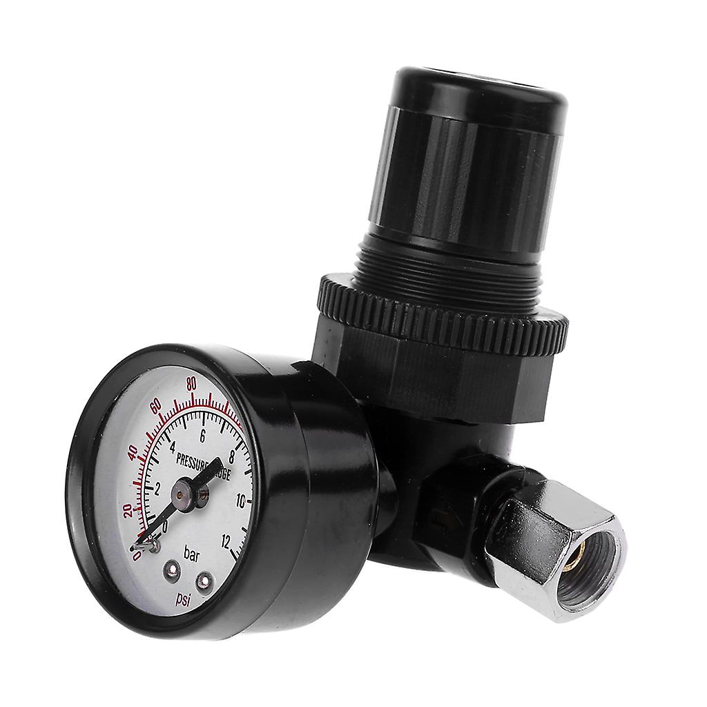 Pressure Gauge Regulator Reducer 12 Bar Manometer Spray Gun Pressure ...