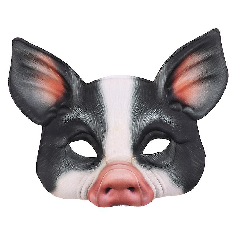 Halloween 3d Tiger Pig Animal Half Face Mask Masquerade Party Cosplay ...