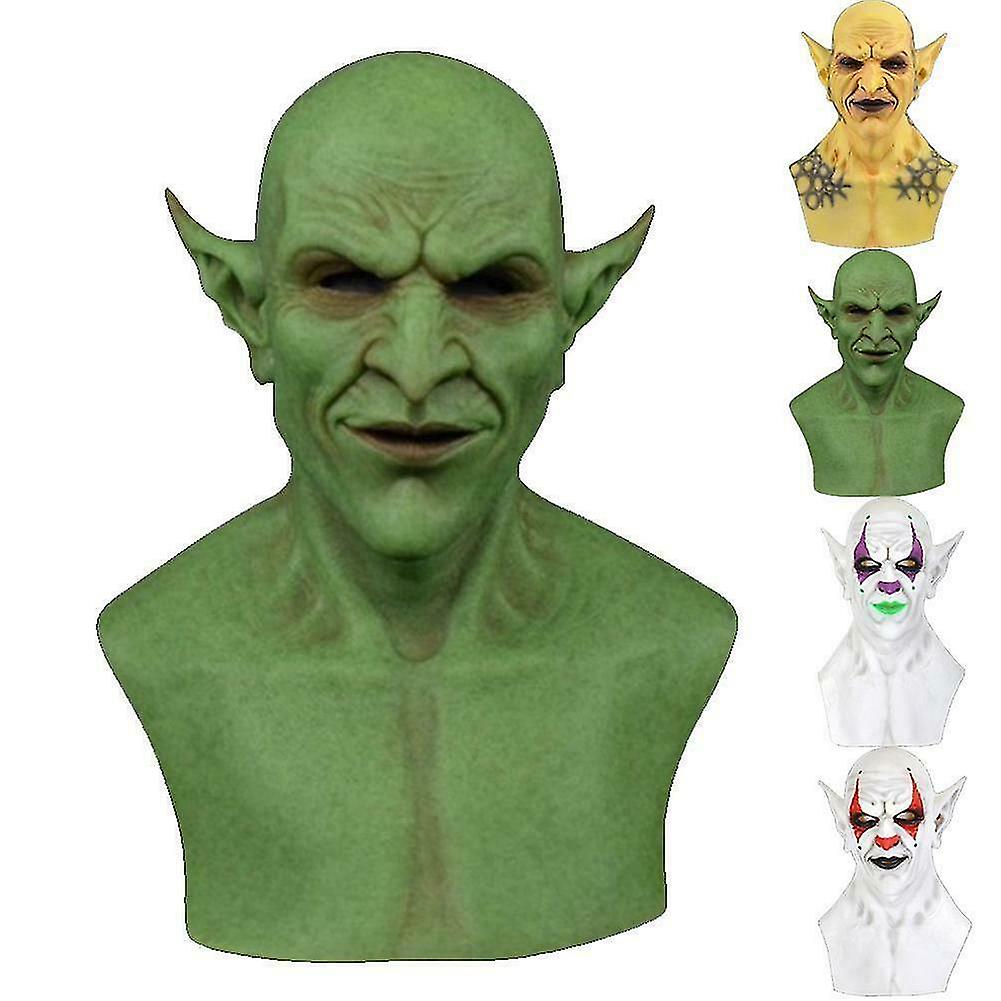 Halloween Demon Clown Vampire Goblin Face Shield Halloween Playing ...