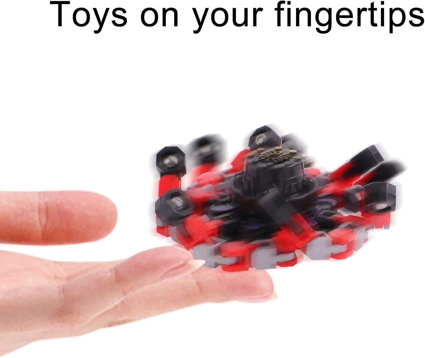 Funny Transformable Fingertip Gyros Sensory Fidget Spinners Toys Finger ...