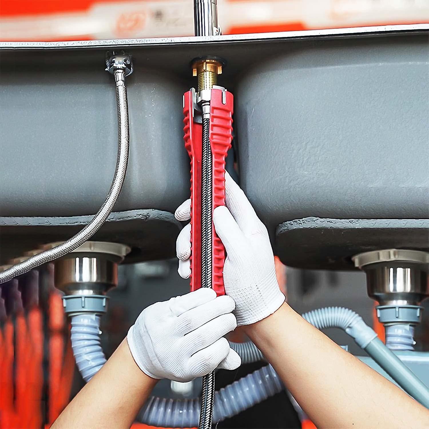 Sink Wrench Sink Installer Tool Double Head Wrench Multi-Function Sink ...