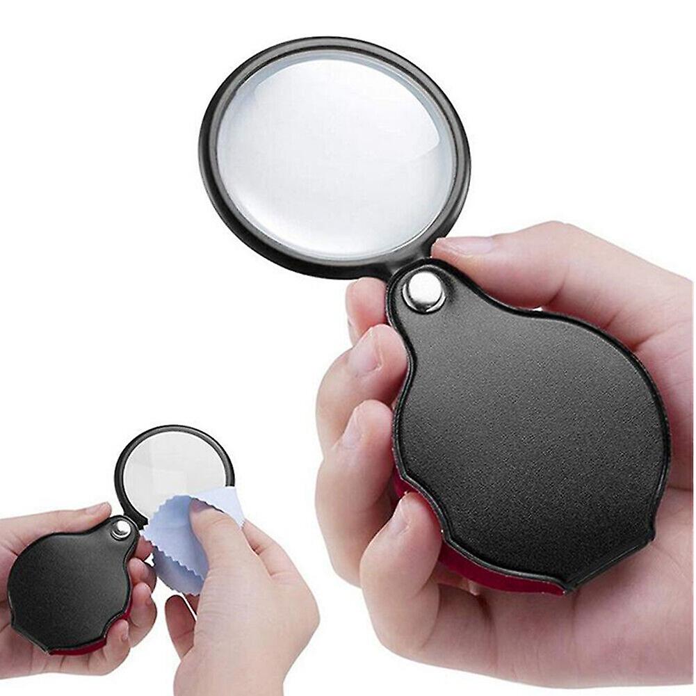10X Pocket Folding Magnifier Loupe Optical Magnifying Glass | Fruugo UK