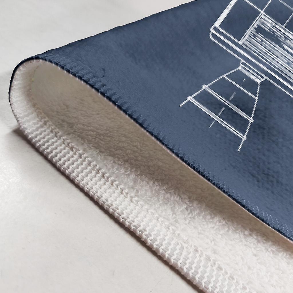 NASA Apollo Spacecraft Blueprint Beach Towel | Fruugo UK