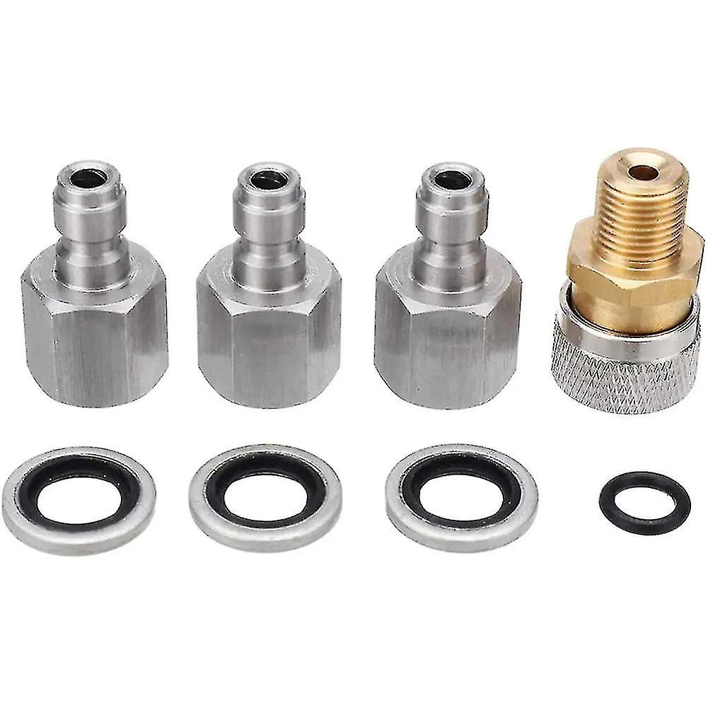 1/8 BSP Quick Change Coupling Connections Charging Adapter Kit ...