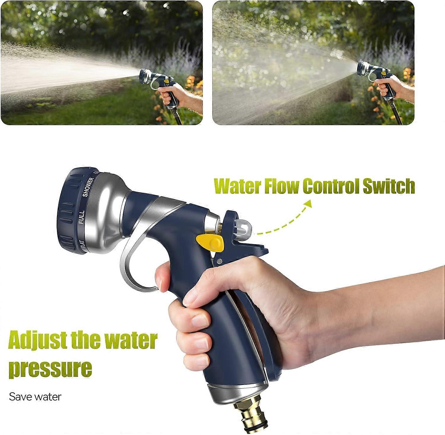 Metal high-pressure garden sprayer, 9 adjustable models, high ...