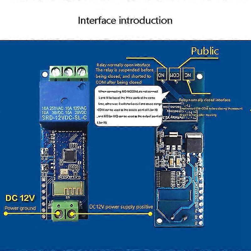 12v Bluetooth Relay Module Bluetooth Remote Control Switch Iot ...