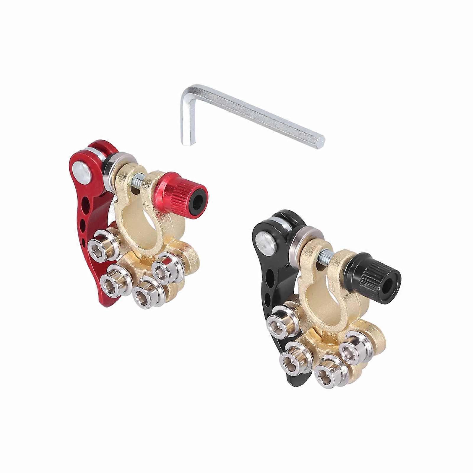 Pair of Battery Terminal Clamp Toolless Quick Disconnect Shut Off ...