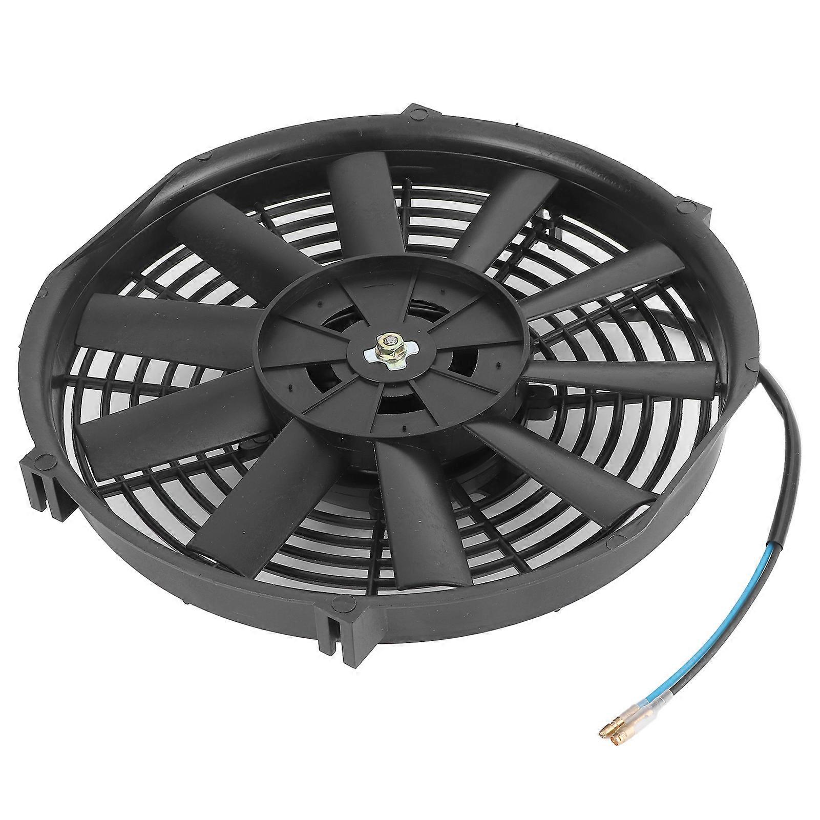 10in 12V 80W Slim Electronic Cooling Fan 2100RPM Air Flow Rate 10 ...