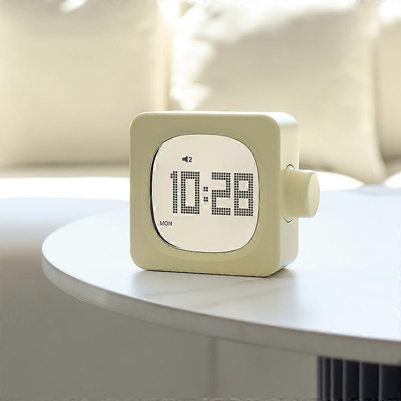 Green Digital Alarm Clock, Compact Battery Operated Alarm Clock ...