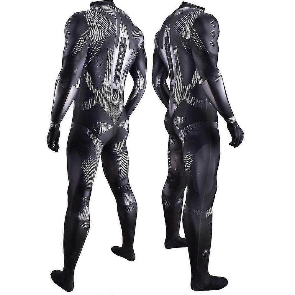 Black Panther Cos Battle Of Wakanda Halloween Cosplay Stage Costume Black Panther Suit Tights ...