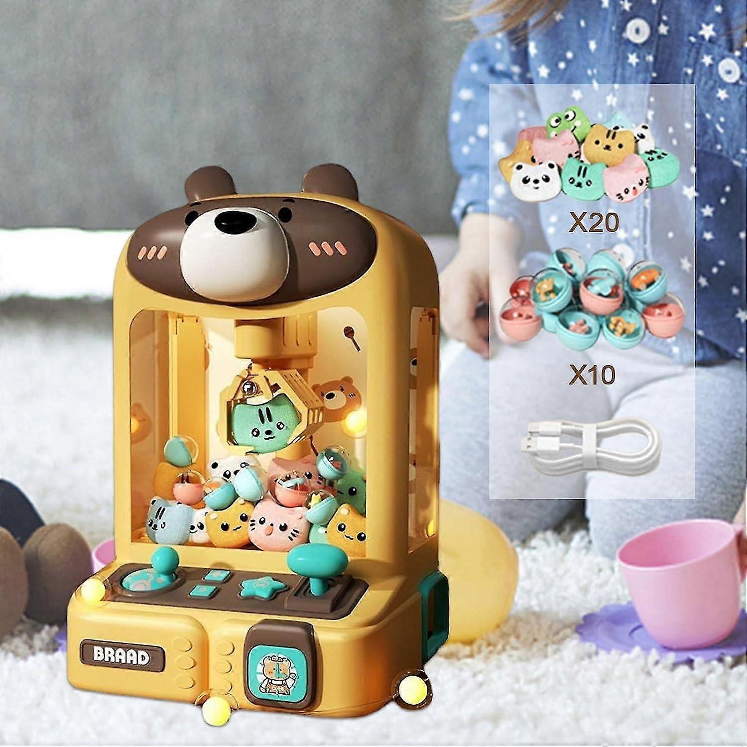 Mini Claw Machine Cartoon Electronic Game Indoor Mini Toy Vending ...