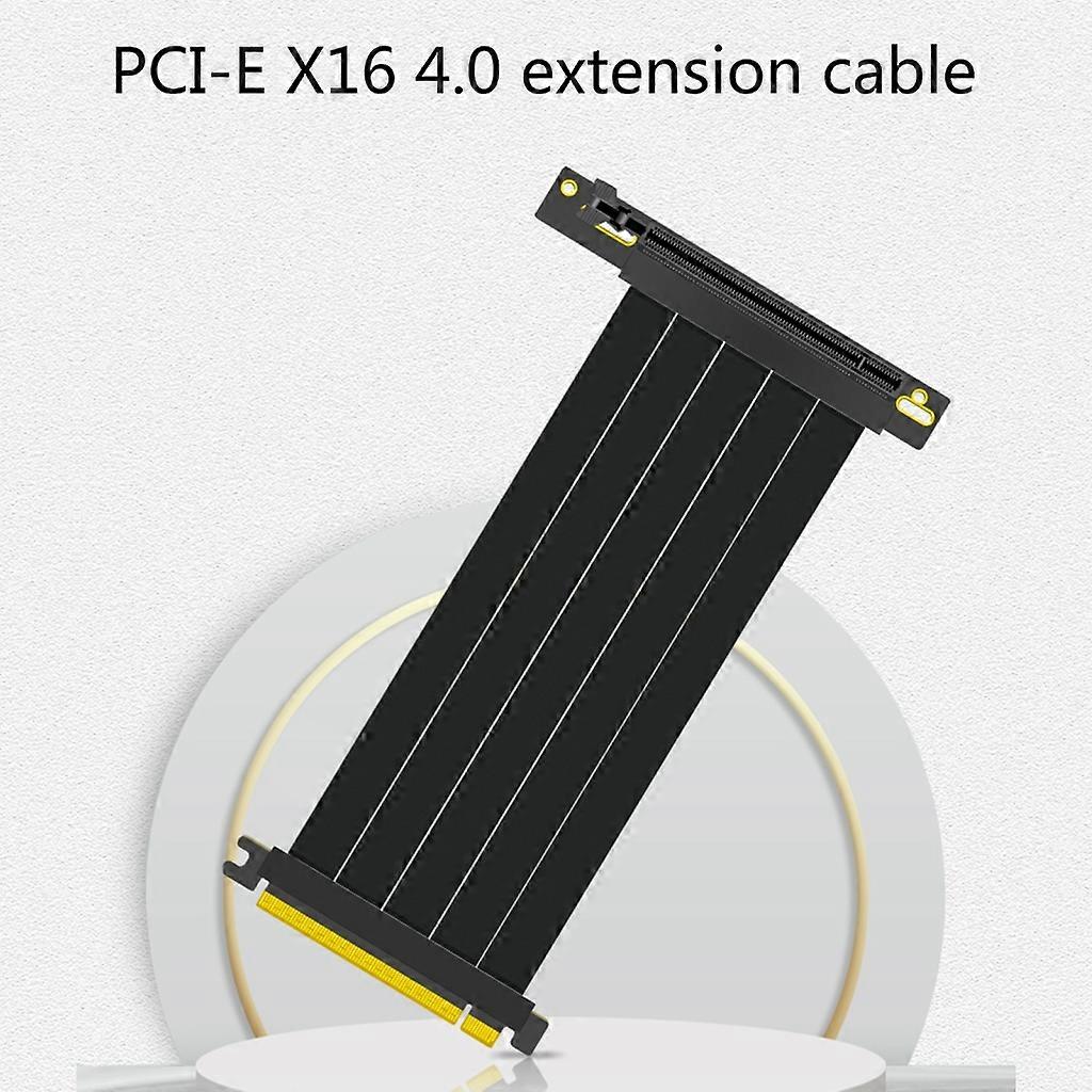 PCIE 4.0 16x Shielded Extreme High Speed Riser Cable for GPU Extension ...