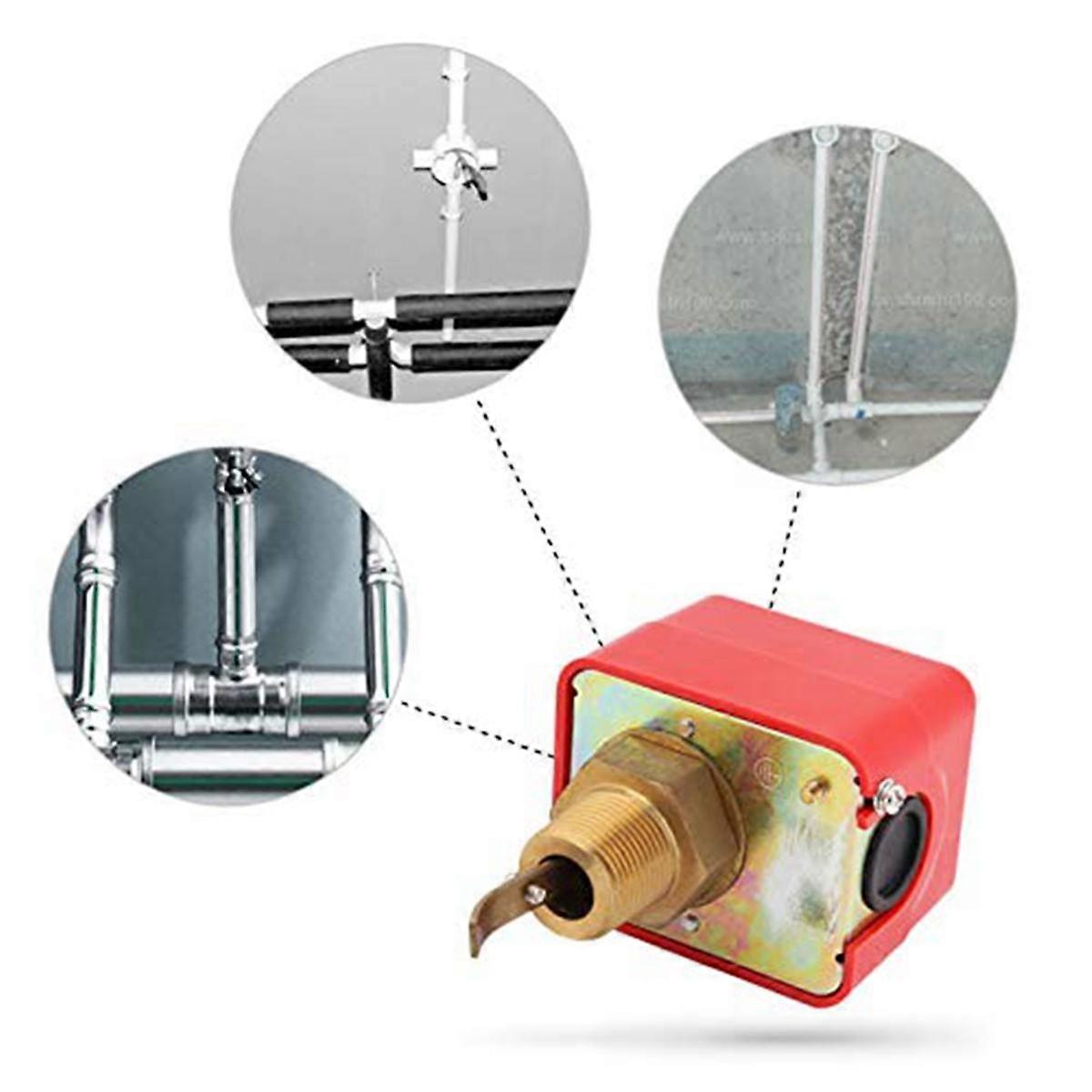 -20 R3/4 Threaded Propeller Liquid Water Oil Flow Sensor Switch ...