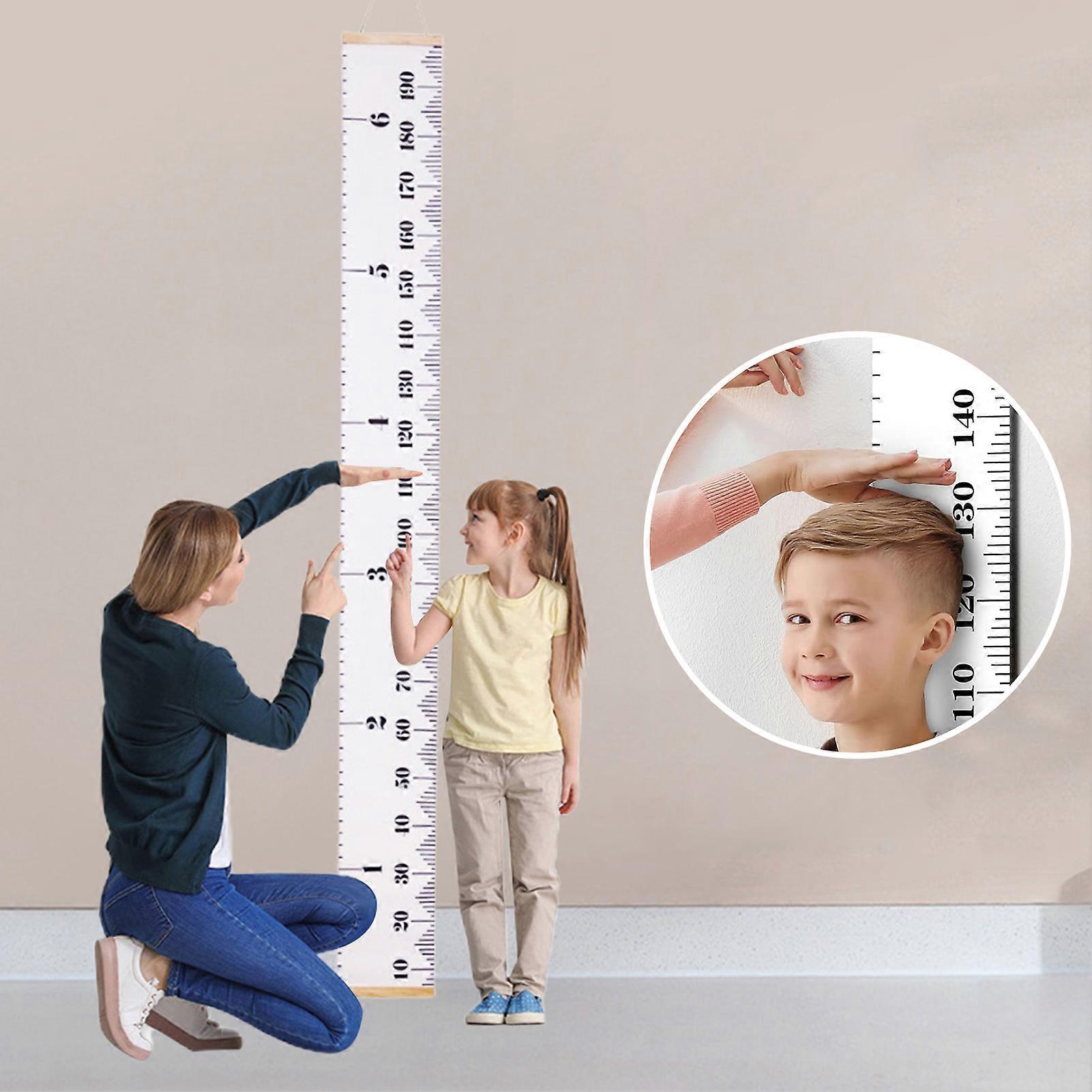 Wall Hanging Kids Growth Chart Precise Scale Children Room Nursery ...
