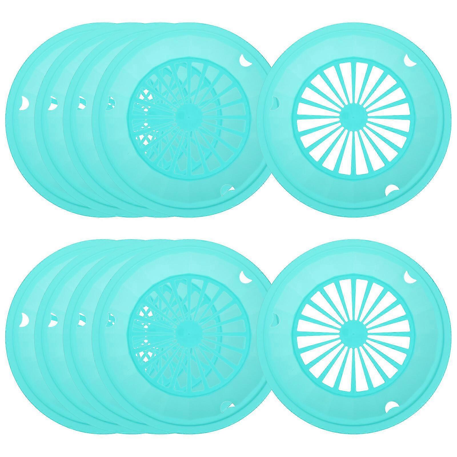 10pcs Bbq Paper Plate Holder Plastic Dinner Plates Reusable Barbecue ...