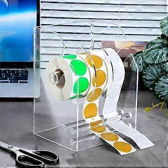 Adjustable Label Dispenser Acrylic Sticker Roll Dispenser Sticker Roll ...