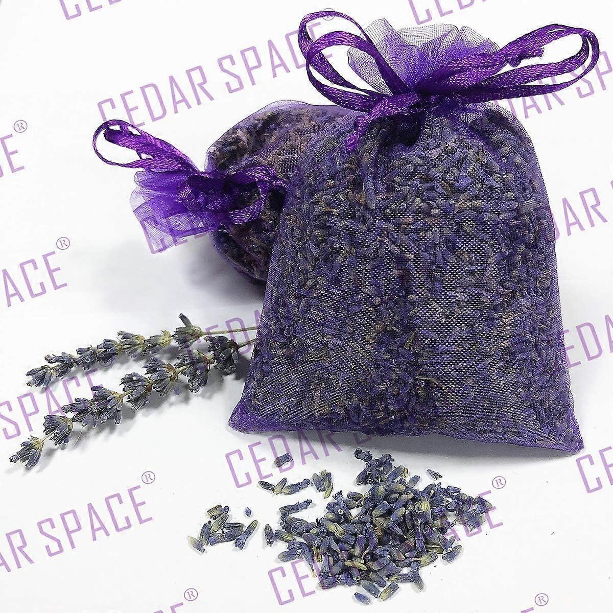 Lavender Flower Buds Sachets - 12 Packs 100% Natural Dried Lavender ...