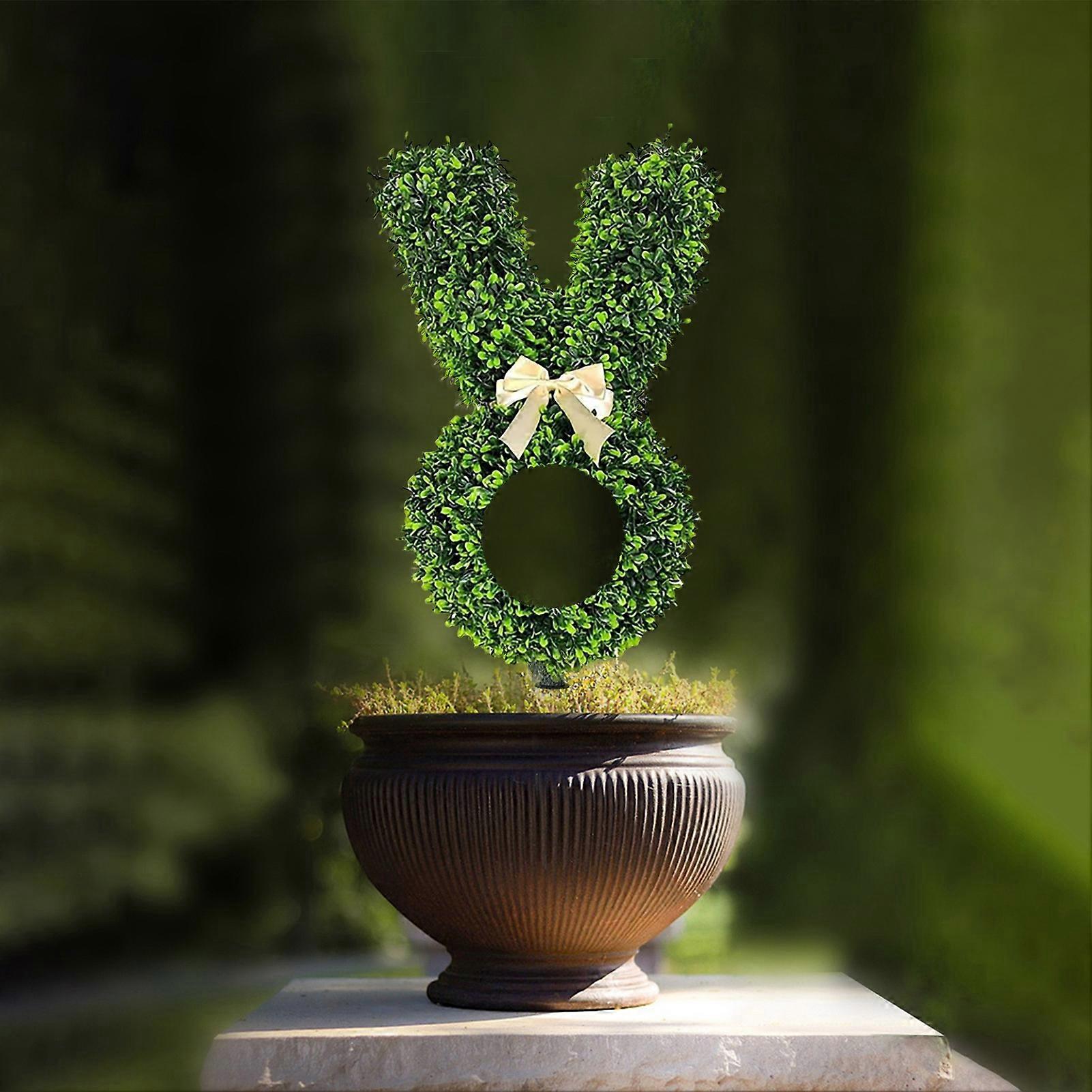 Topiary Trees with Bunny Topiary Outdoor,Artificial Bunny-Shaped ...