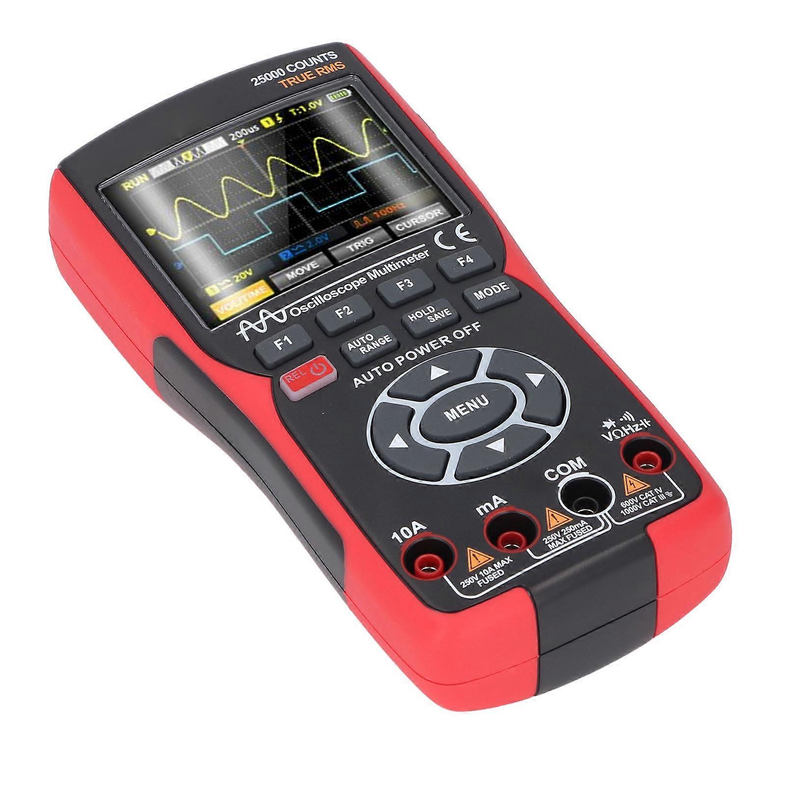 3 in 1 50MHz 280MSa/s 2 Channel Oscilloscope 25000 Counts Digital ...
