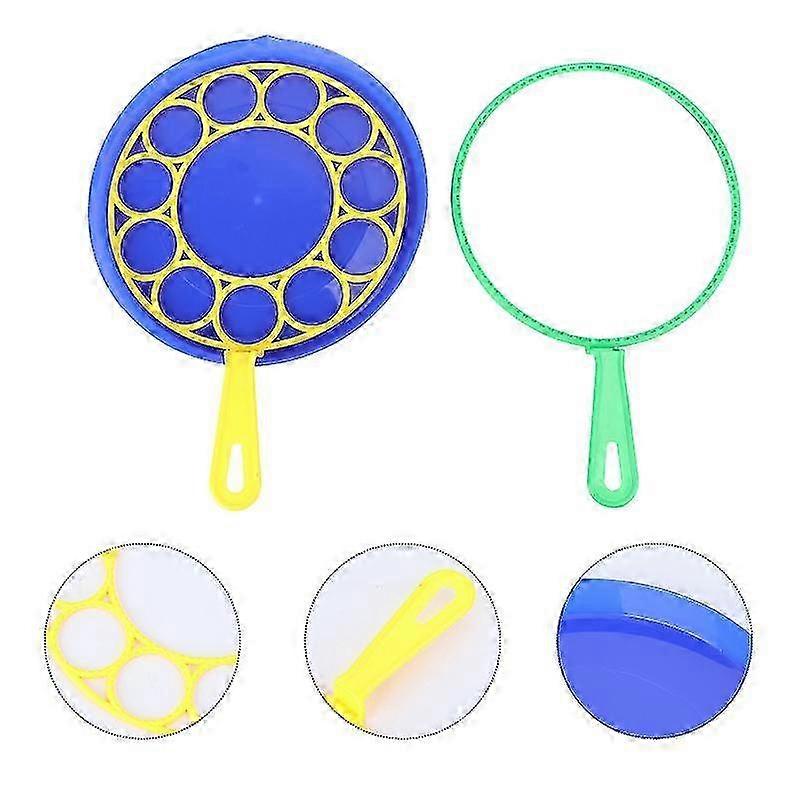 3pcs bubble wand tool set for kids (1 plate + 2 hoops) | Fruugo UK