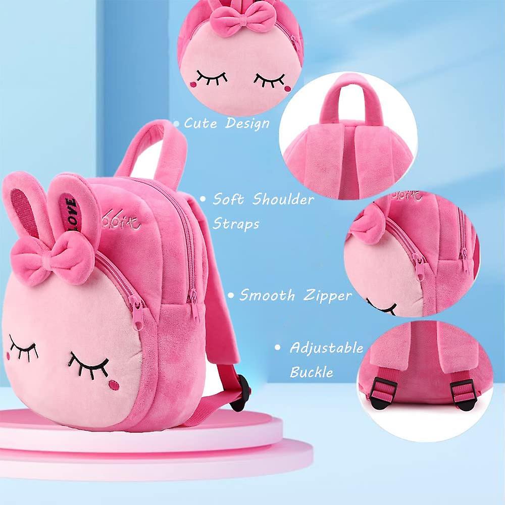 Toddler Backpack For Boys And Girls, Cute Soft Plush Toddler Bag Animal ...