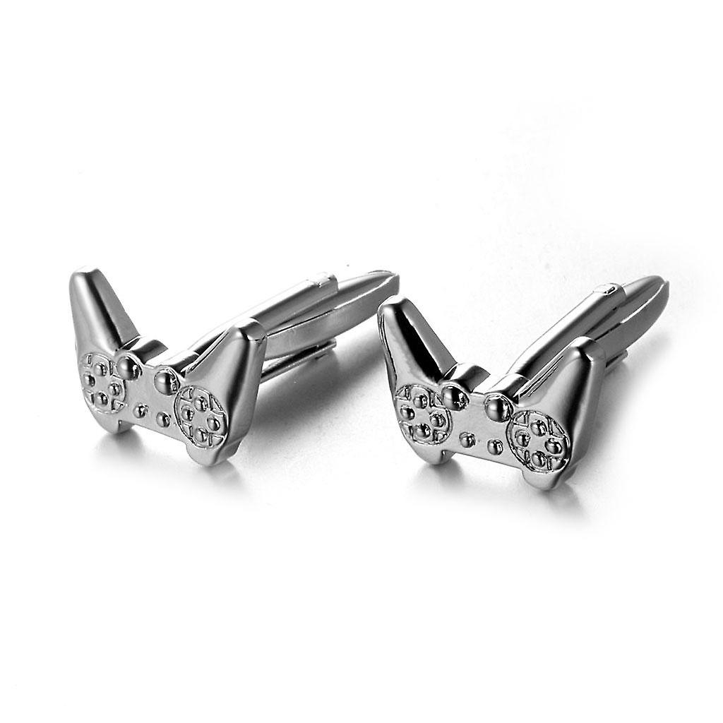 2xa Pair Of Interesting Metal Gamepad Cufflinks For Men-silver | Fruugo UK