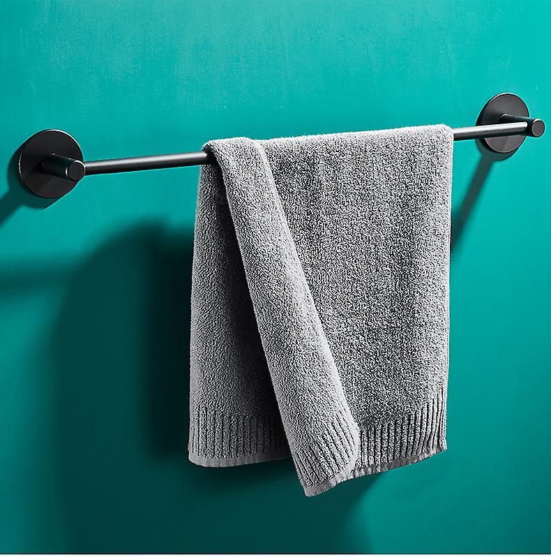 Wall Mounted Bathroom Towel Bar, Black, SUS304 Stainless Steel | Fruugo UK