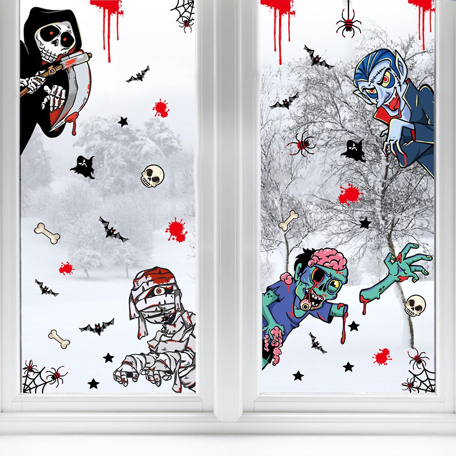 Waterproof Pvc Halloween Decoration Spooky Atmosphere Wall Sticker ...