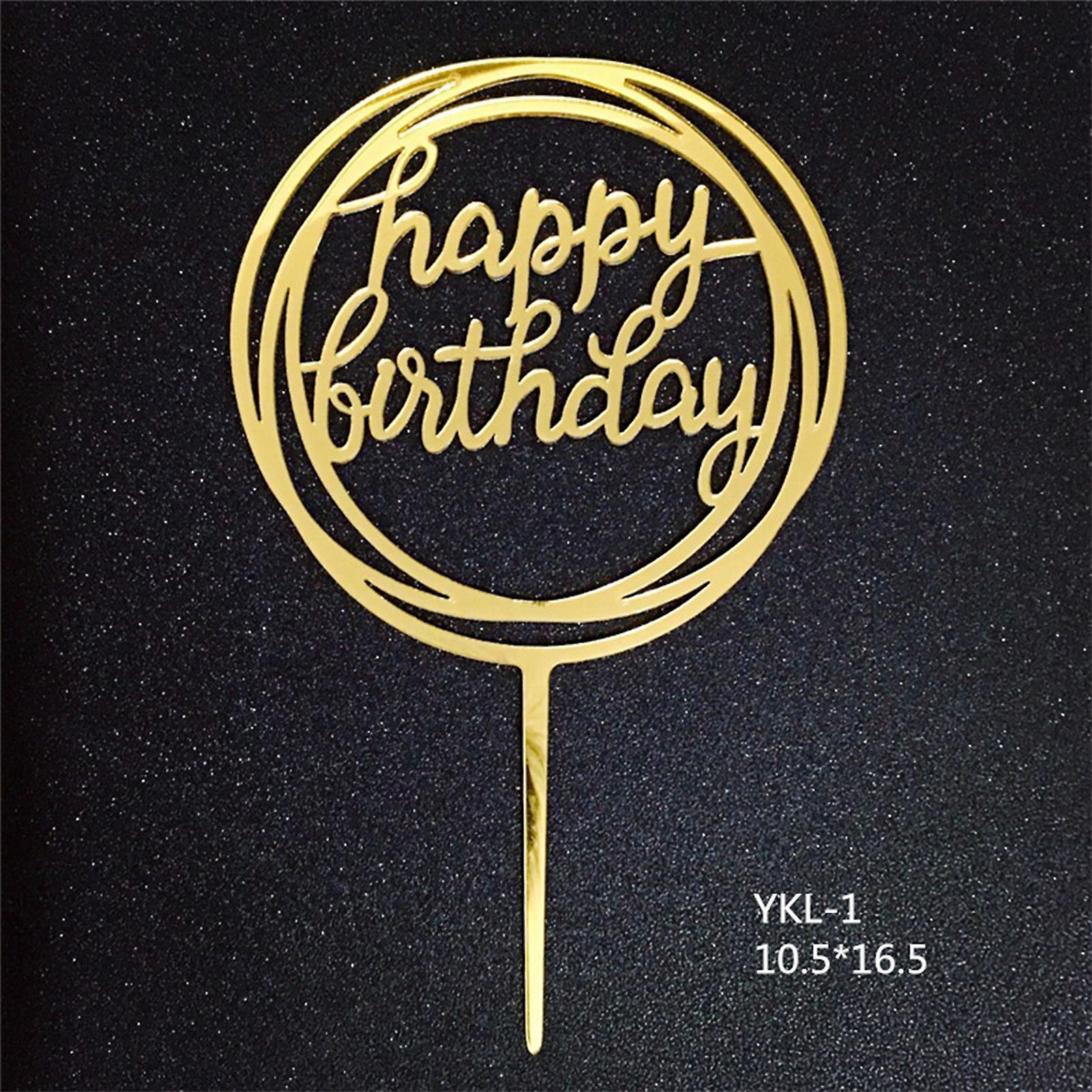 Acrylic Cake Topper Decorations Sparkling Acrylic Cake Toppers For Baby ...