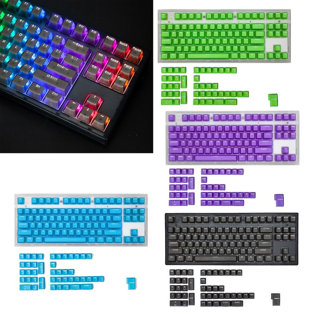 131 Keys Double Shot Keycaps For Mechanical Keyboard Oem Profile ...