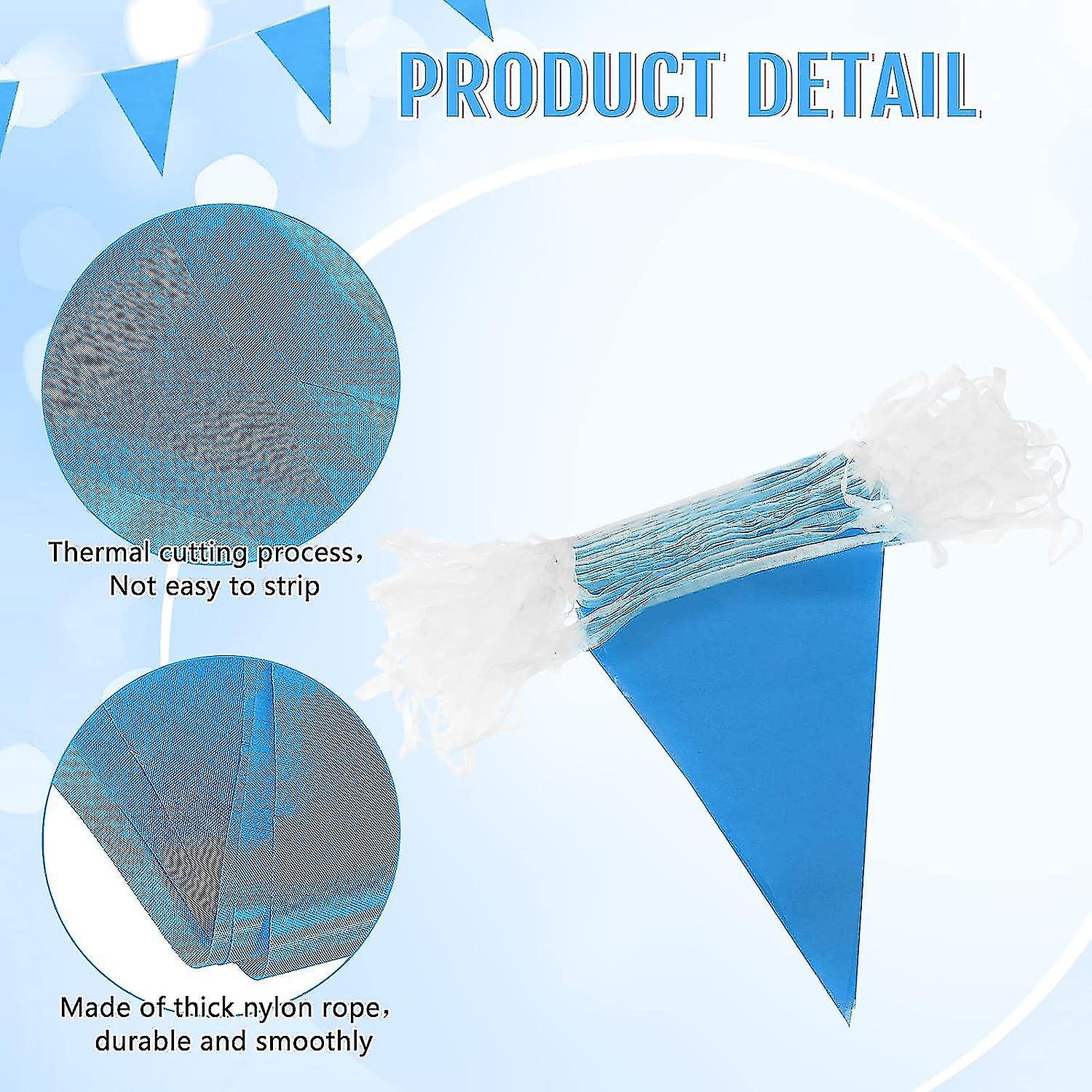 200 Feet Solid Pennant Banners Flags String Triangle Hanging Diy ...