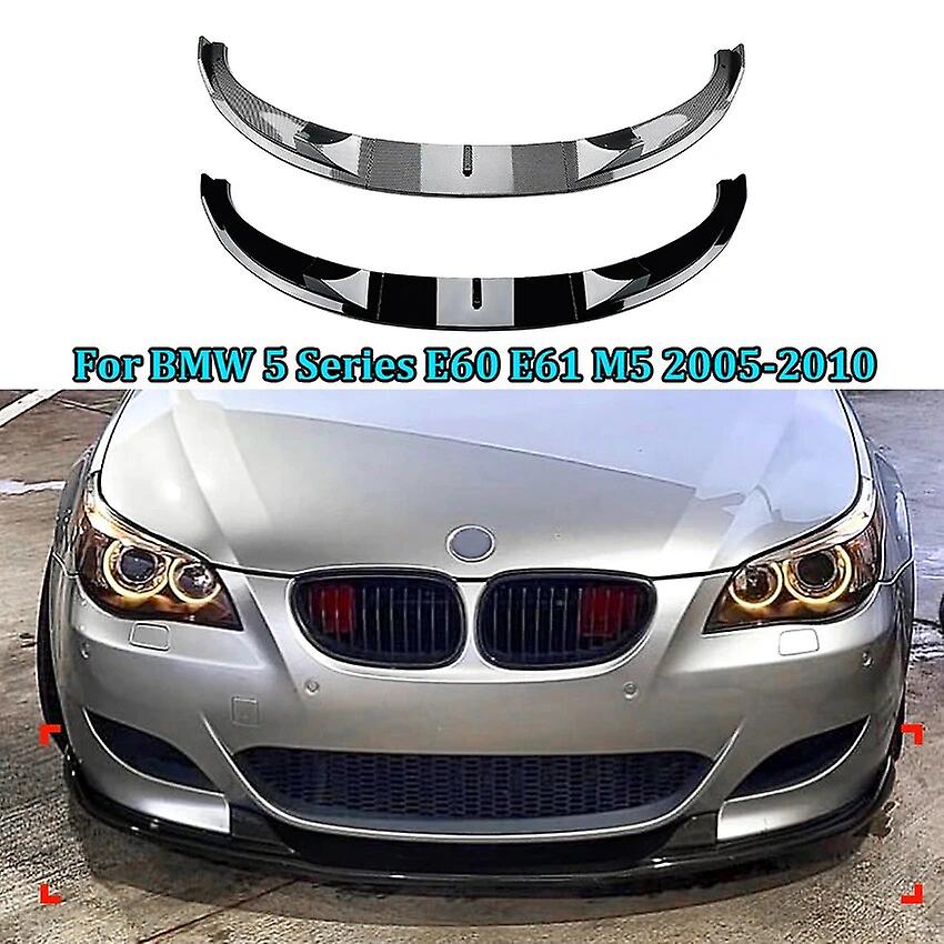 Bil Front Bumper Lip Body Kit för BMW 5-serie E60 E61 M5 2005-2010 ...