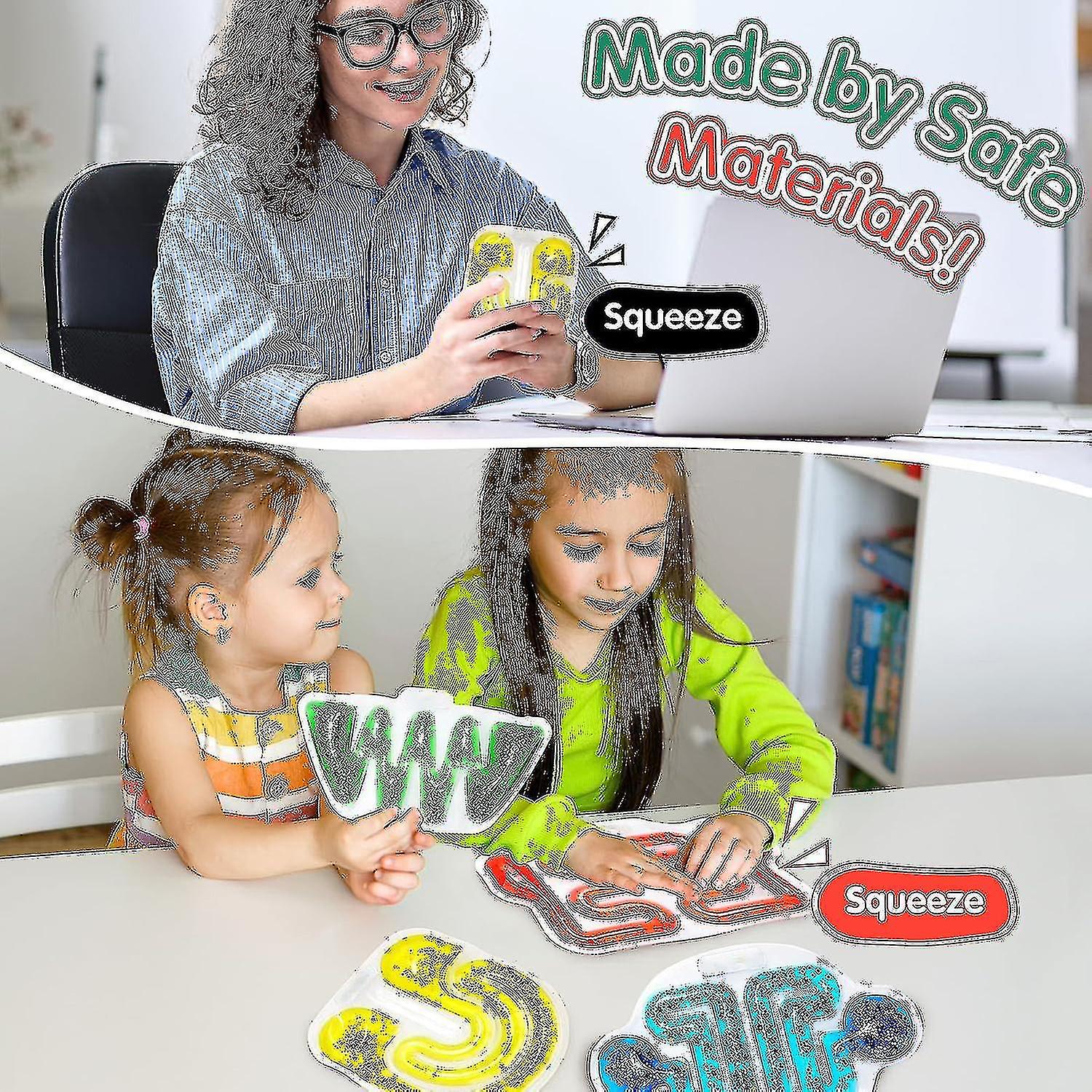 Squishy Sensory Fidget Toys For Autistic Kids Squeeze Sensory Tube ...