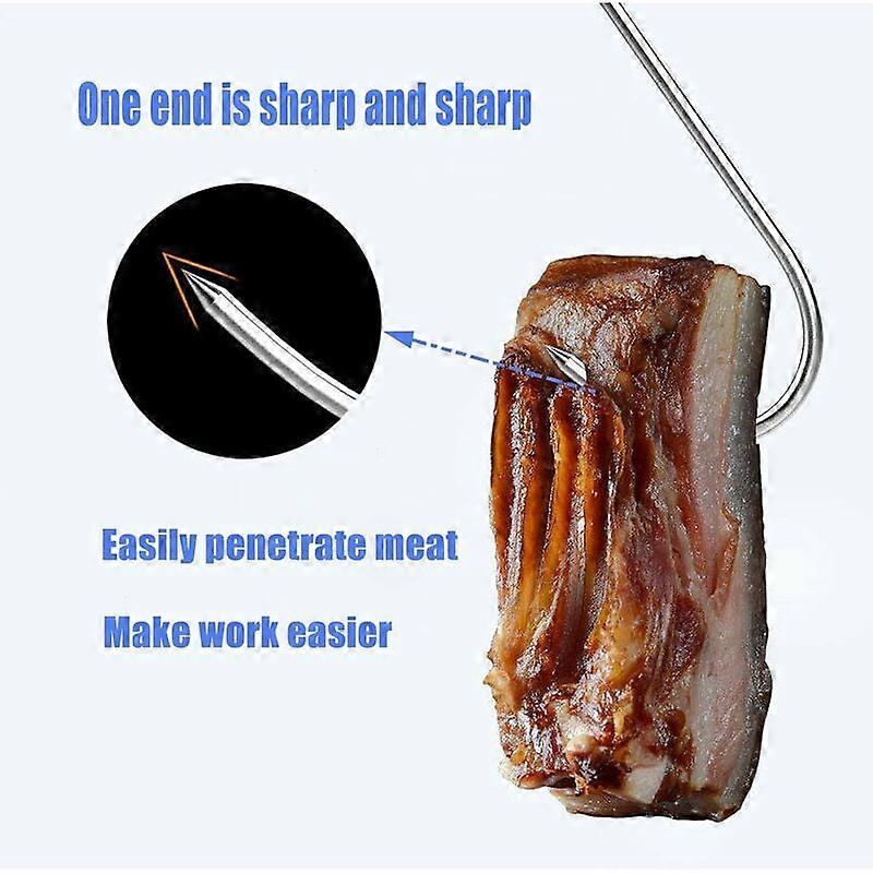 Butcher Hook, 25 Pieces Stainless Steel Butcher Hook, S-Shaped Hanging ...