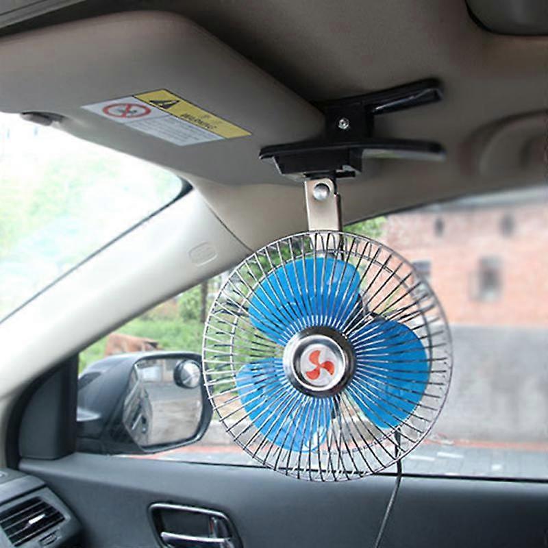 LBQ Summer Cooling Fan Rotation Adjustable Car Fan Mini Electric Auto ...