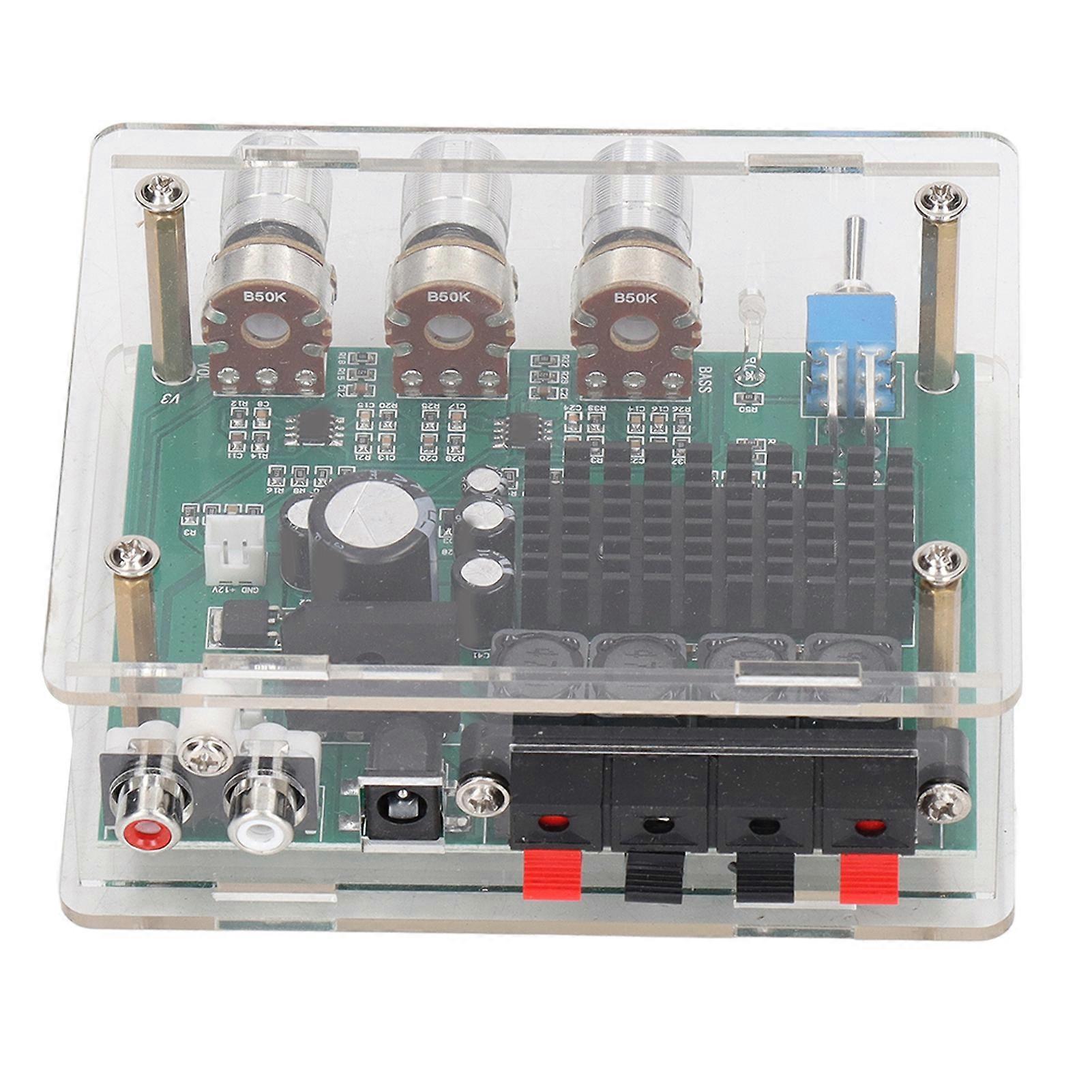 Amplifier Audio Board Digital Dual Channel Stereo Amplifier Sound ...